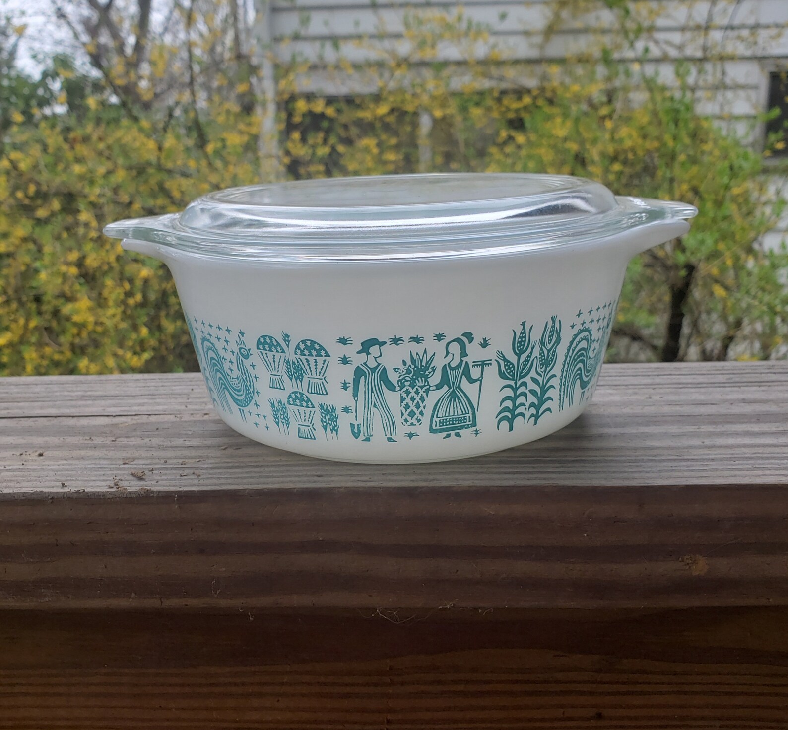 Pyrex amish butterprint 472 1-1/2 Pt covered casserole | Etsy