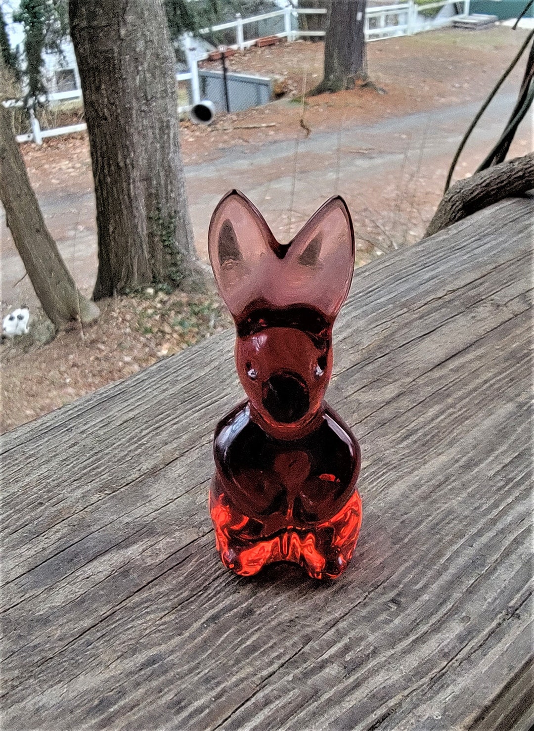 Red Baccarat Crystal Spinning Rabbit Bunny. 3-1/4h - Etsy