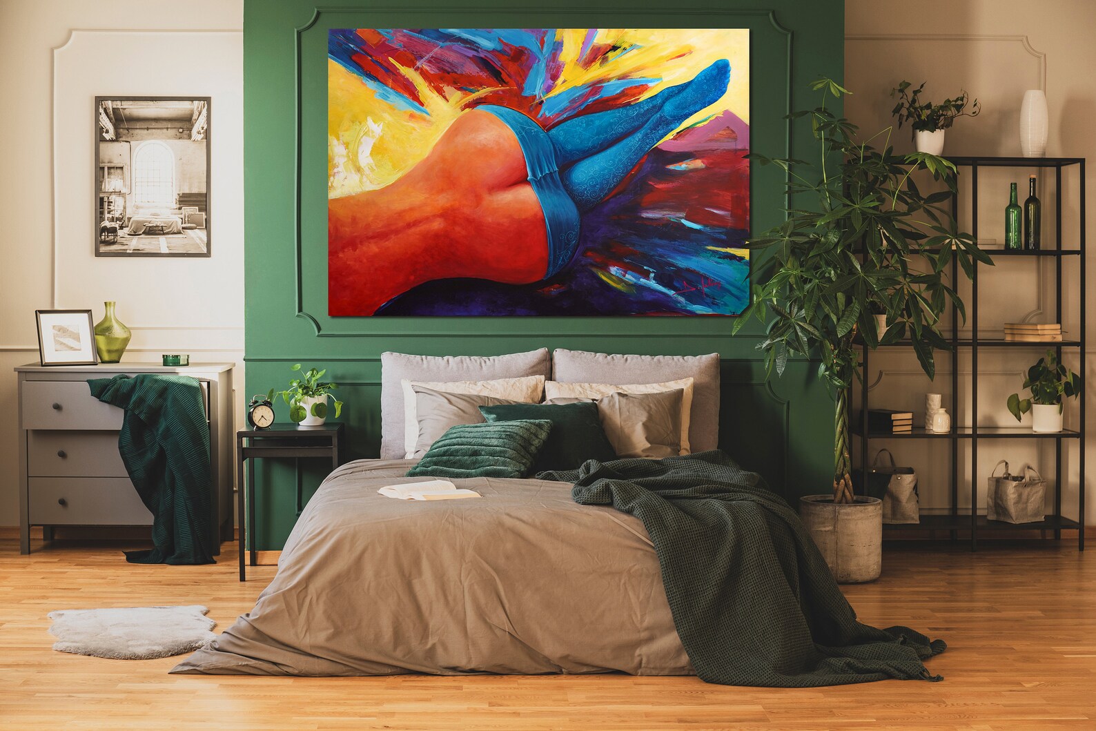 Hot Summer Night Acrylic on Canvas Painting by Iulian - Etsy