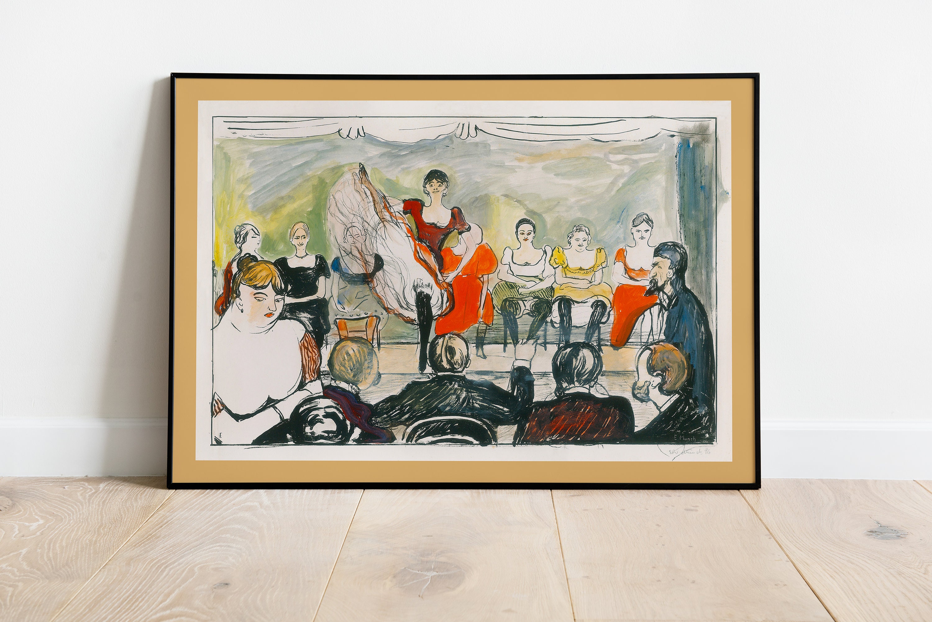 Tingletangle by Edvard Munch Digital Download Fine Art Poster - Etsy