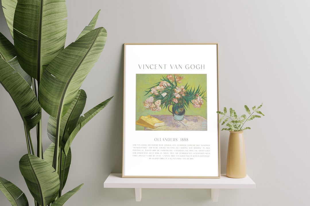 Oleanders by Vincent Van Gogh Digital Print - Etsy