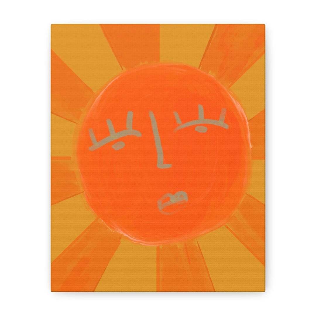 She's Sun Graphic Canvas Print - Etsy