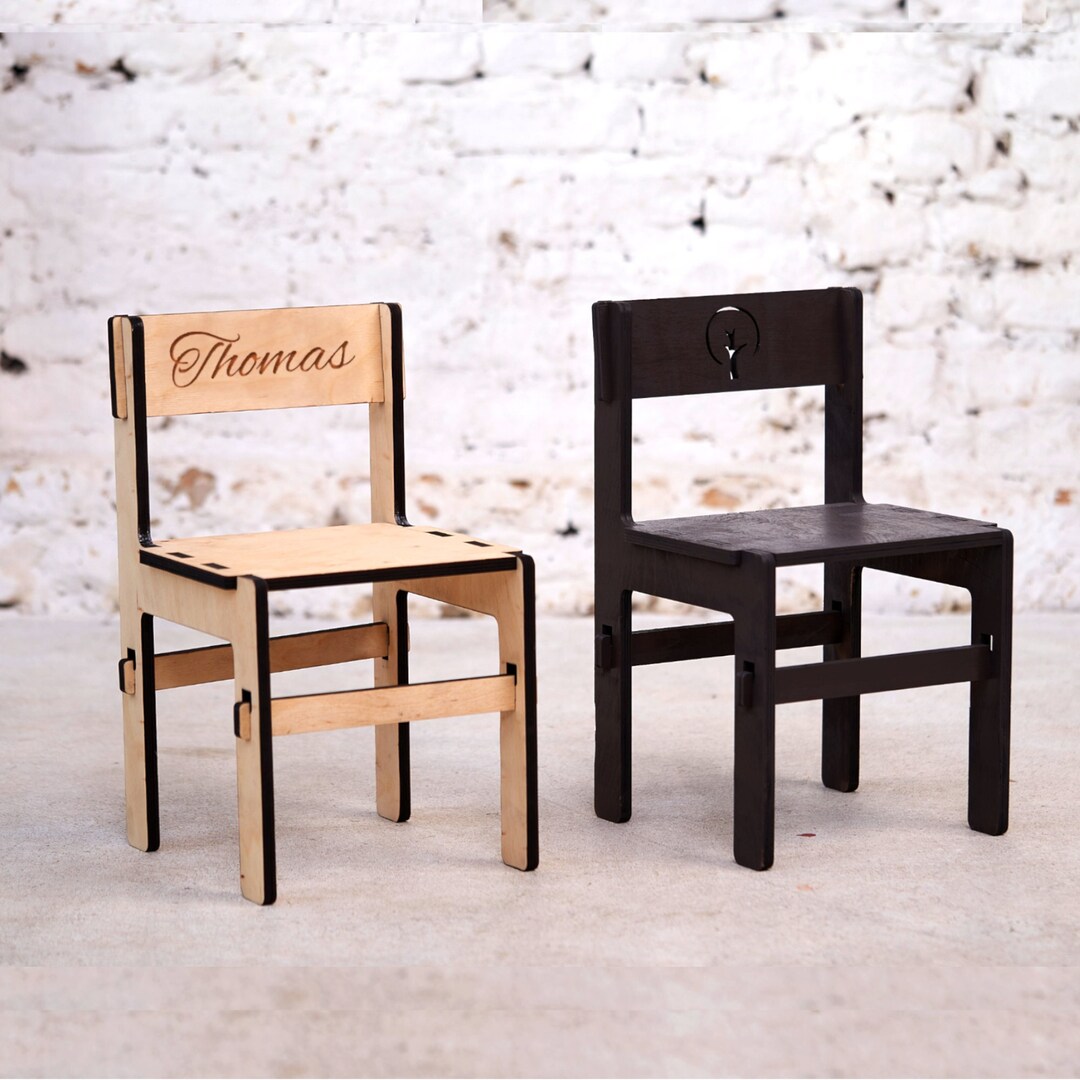 Personalized Kids Chair, Toddler Chair Wooden for Little Children Boys ...