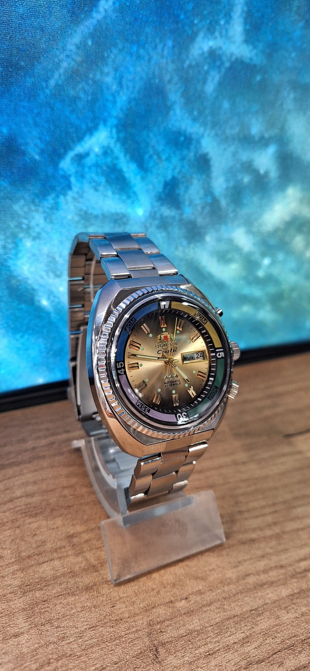 Mens Watch Orient KD King Diver Yellow Dial Watch Automatic Japan - Etsy