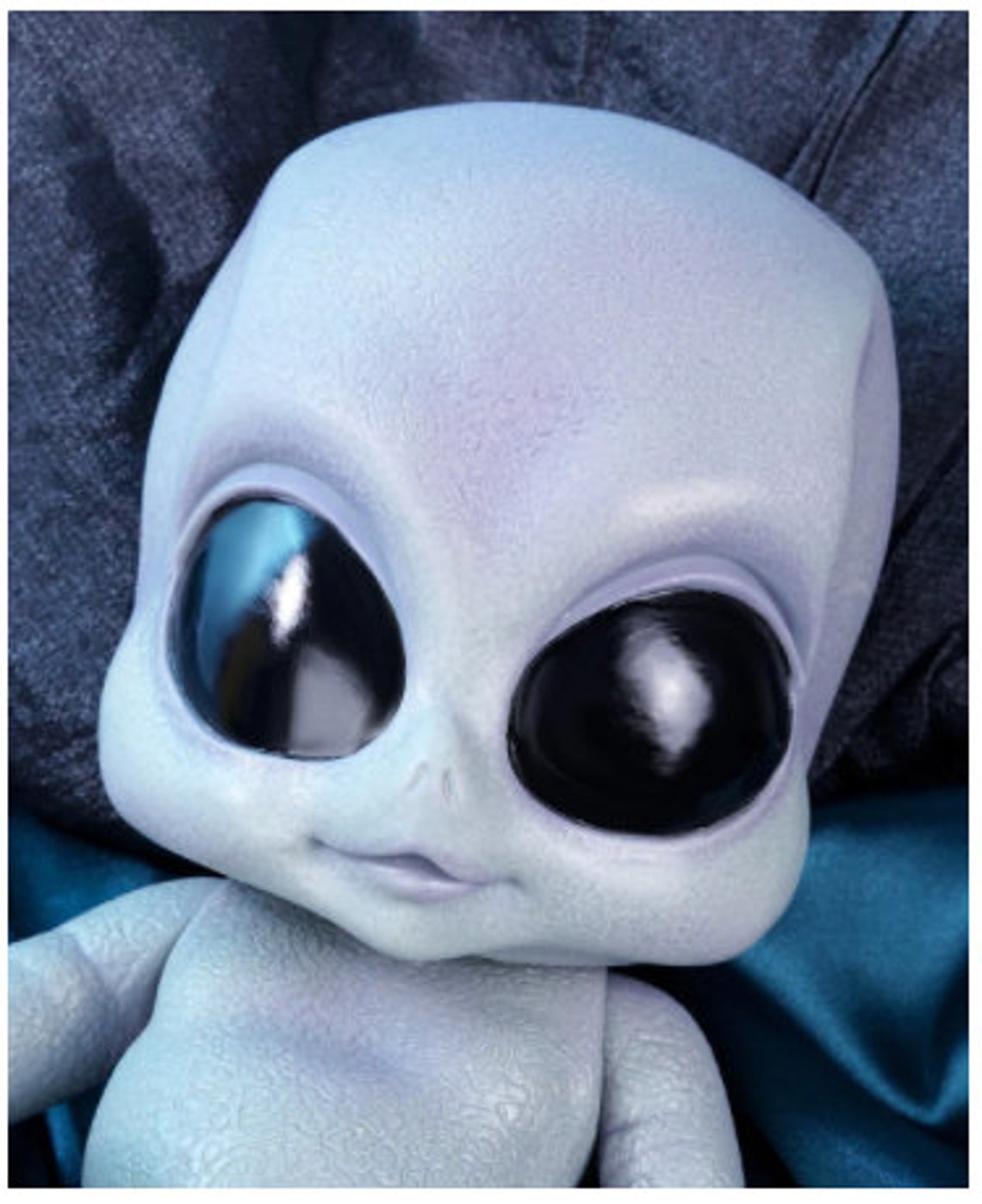 14 inch realistic reborn baby Alien doll hand-detailed painted | Etsy