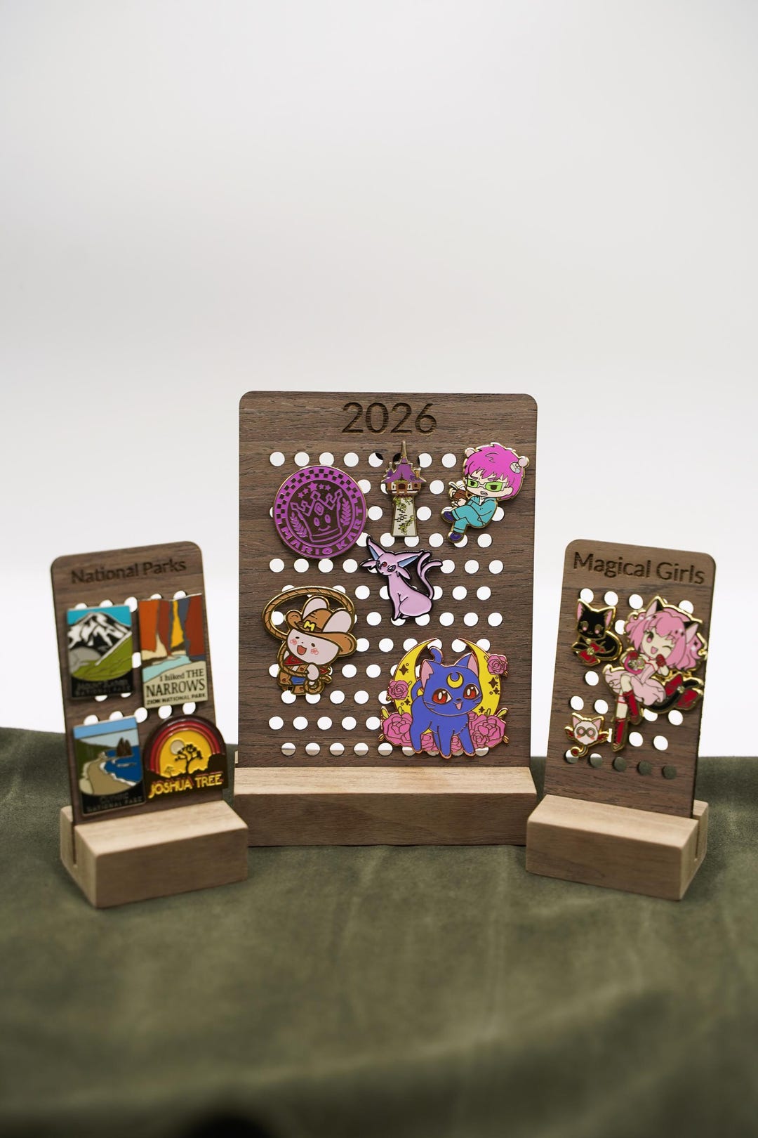 Enamel Pin Display Stand, Personalized Pin Holder, Desk Pin Display ...