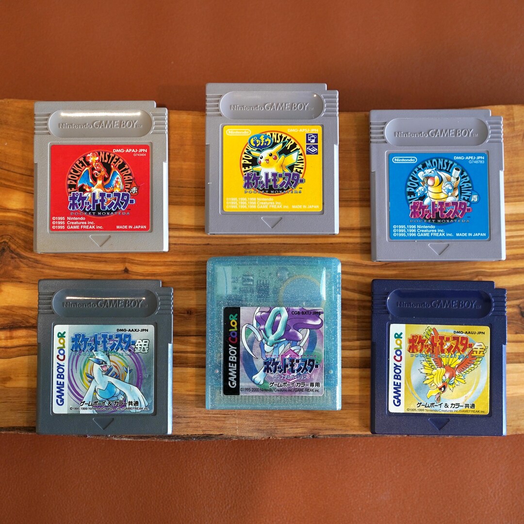Vintage Genuine Japanese Pokemon Cartridges | 100% Working ...