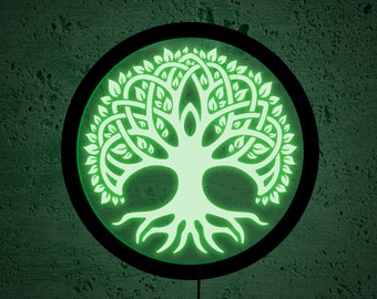 Tree of Life Neon - Etsy