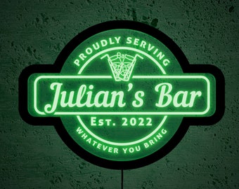 Custom Led Sign - Etsy