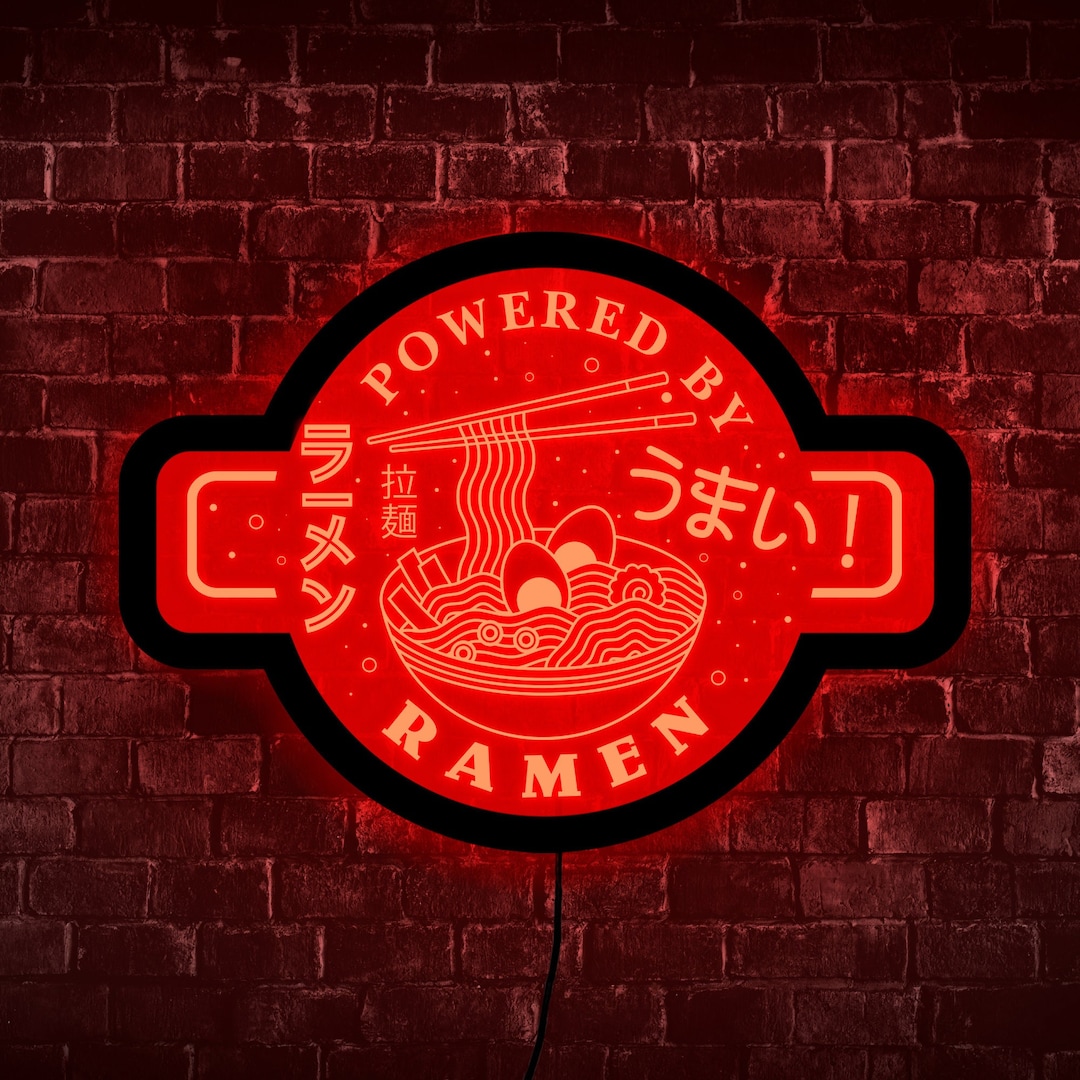 Ramen Japanese Noodles Neon Sign Ramen Neon Sign Ramen Led - Etsy