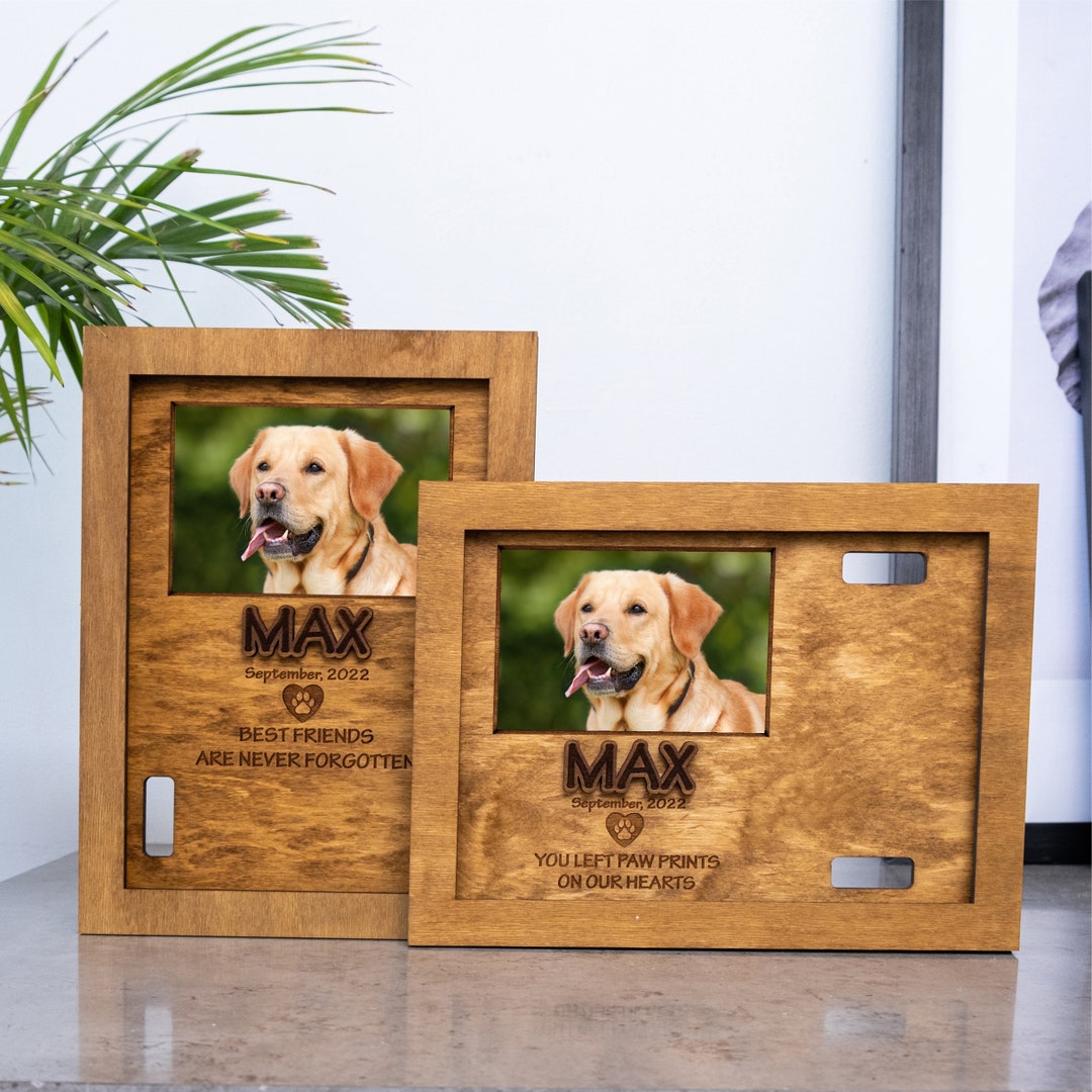 Custom Dog Frame, Personalized Dog Frame, Dog Memorial Frame, Pet ...