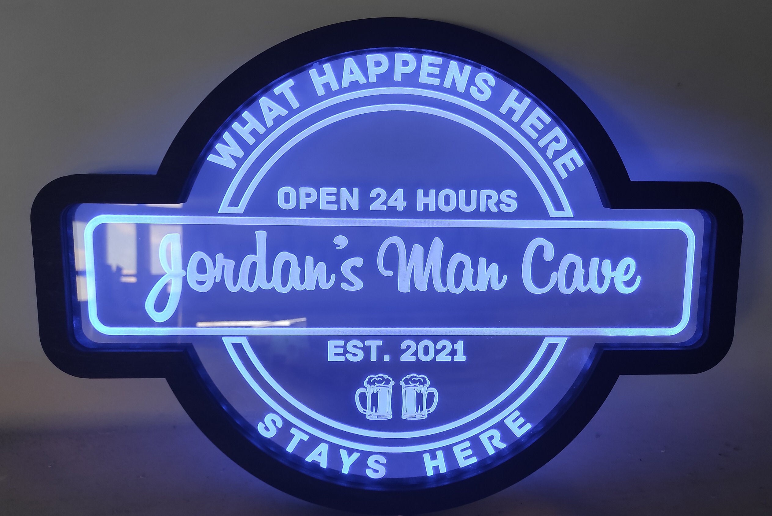 Man Cave Led Sign Man Cave Light up Sign Man Cave Neon Sign - Etsy Canada