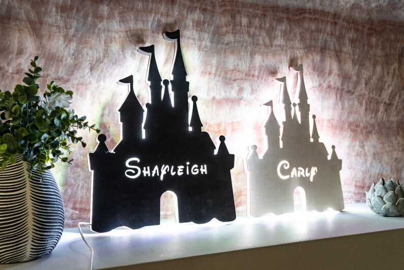 Personalized Castle Neon Sign Personalized Led Sign Castle - Etsy