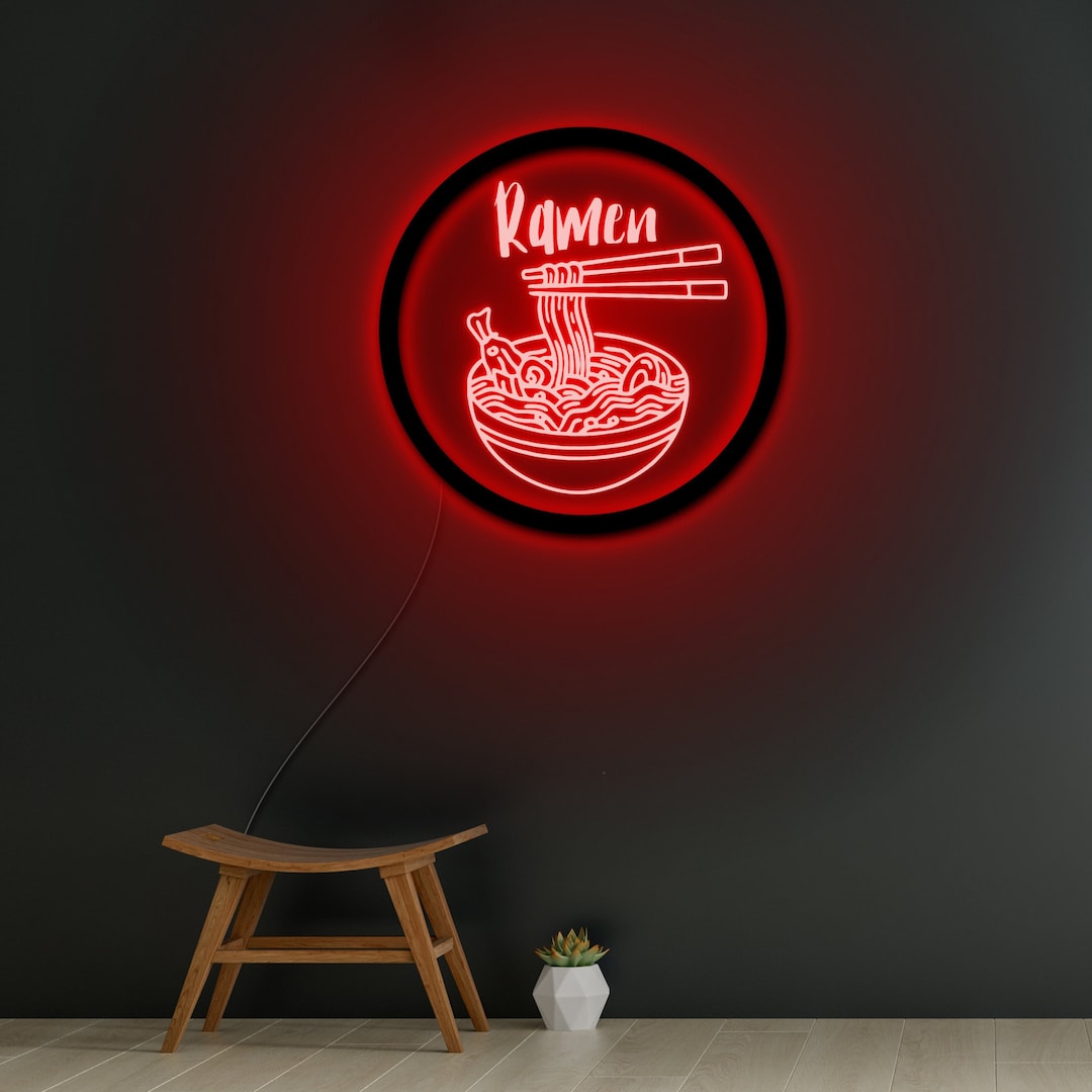 Ramen Led Sign, Ramen Neon Sign, Noodles Neon Sign, Ramen Light Sign ...