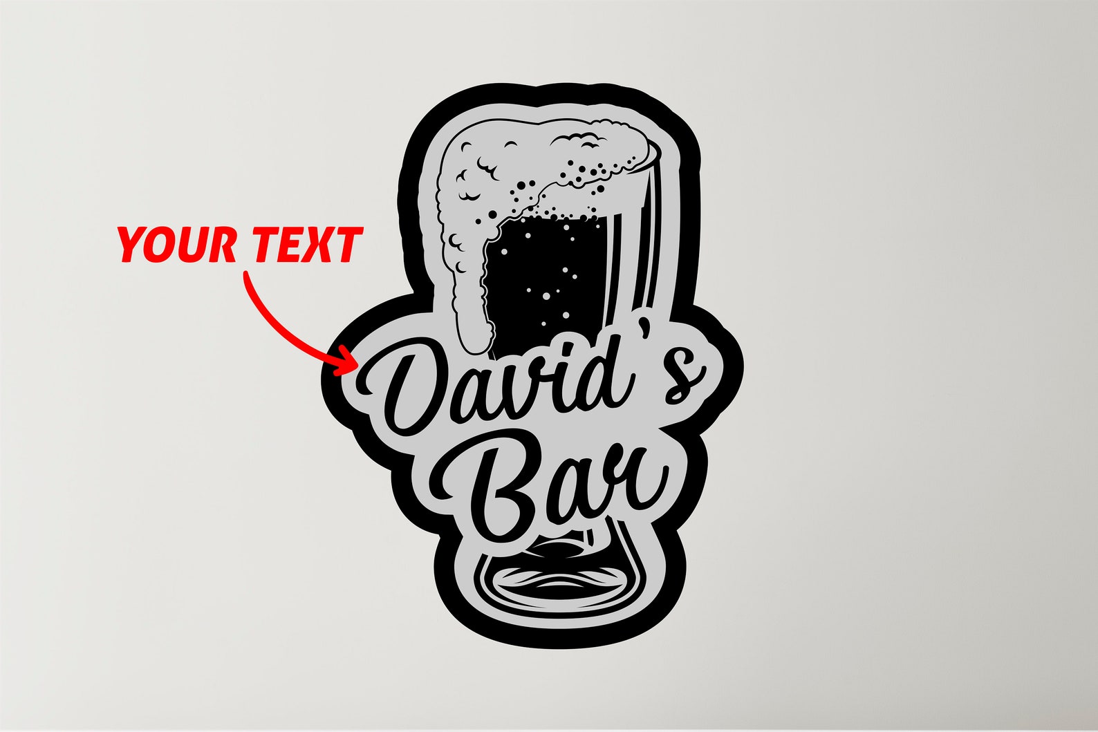 Beer Led Sign Beer Light up Sign Beer Neon Signled Sign for - Etsy