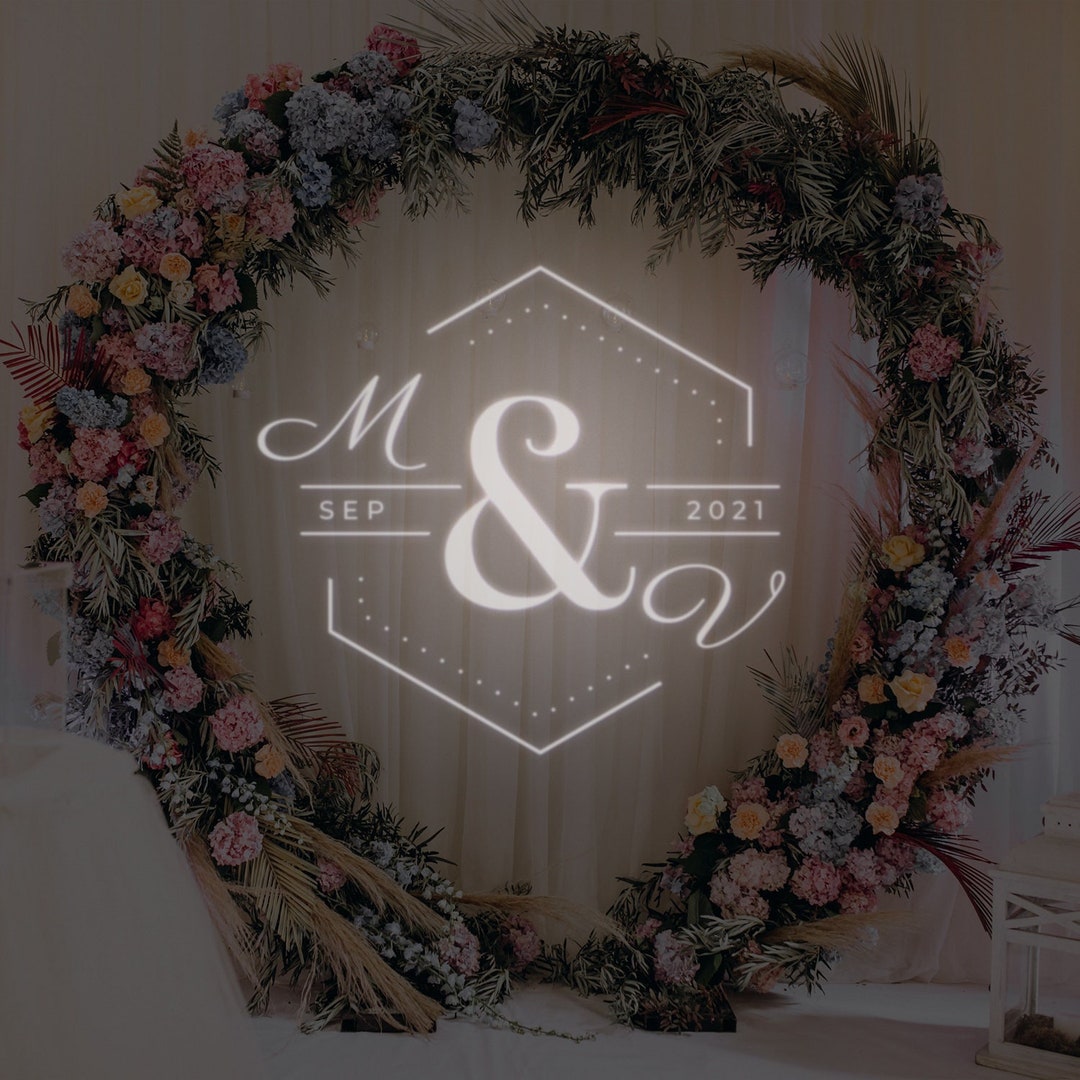 Wedding Projector, Custom Wedding Light, GOBO Wedding Projector ...