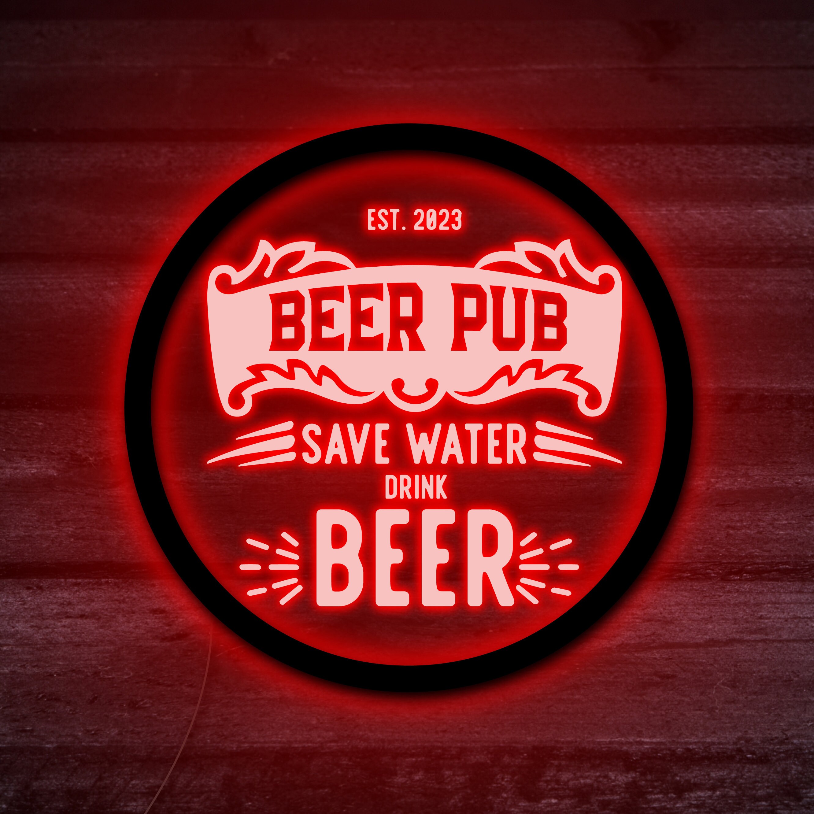 Custom Bar Neon Sign, Beer Pub Sign, Personalized Beer Sign, Custom ...