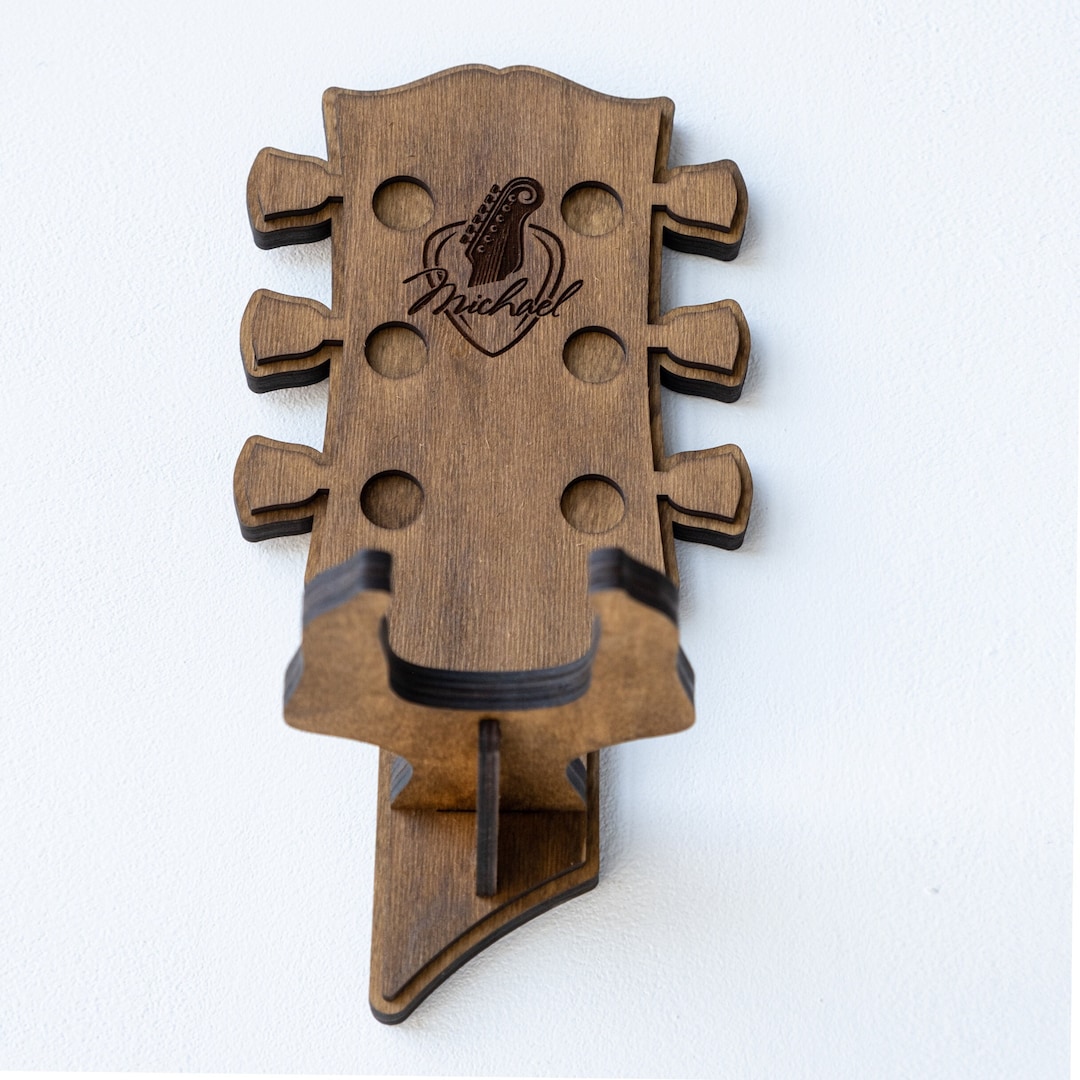 Personalized Guitar Rack, Guitar Rack Wall Mount, Guitar Wall Hanger ...