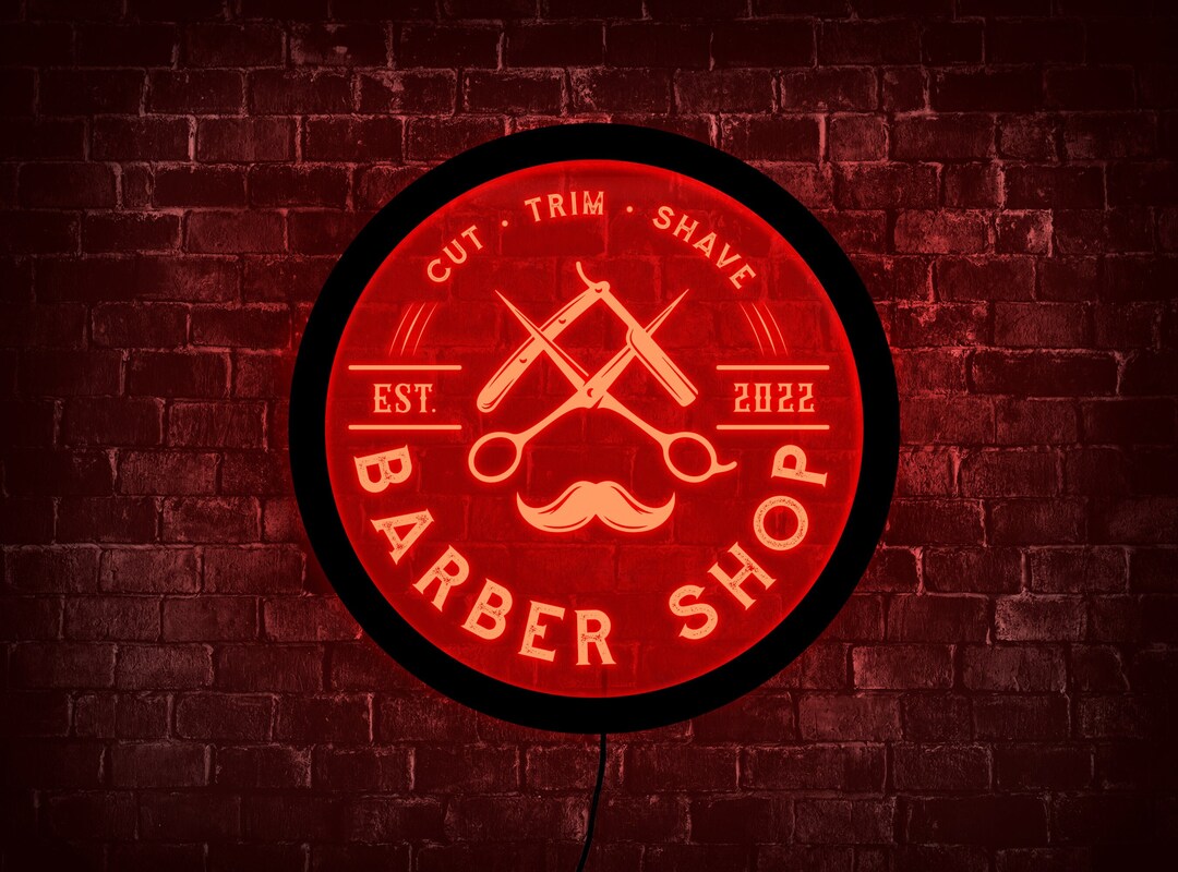 Barber Shop Neon Sign,barber Led Sign,barber Neon Sign,personalized ...