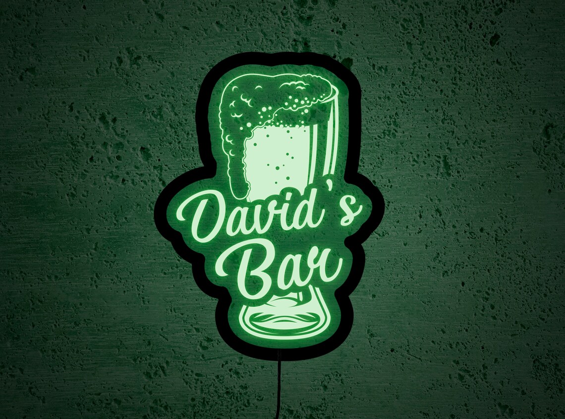Beer Led Sign Beer Light up Sign Beer Neon Signled Sign for - Etsy