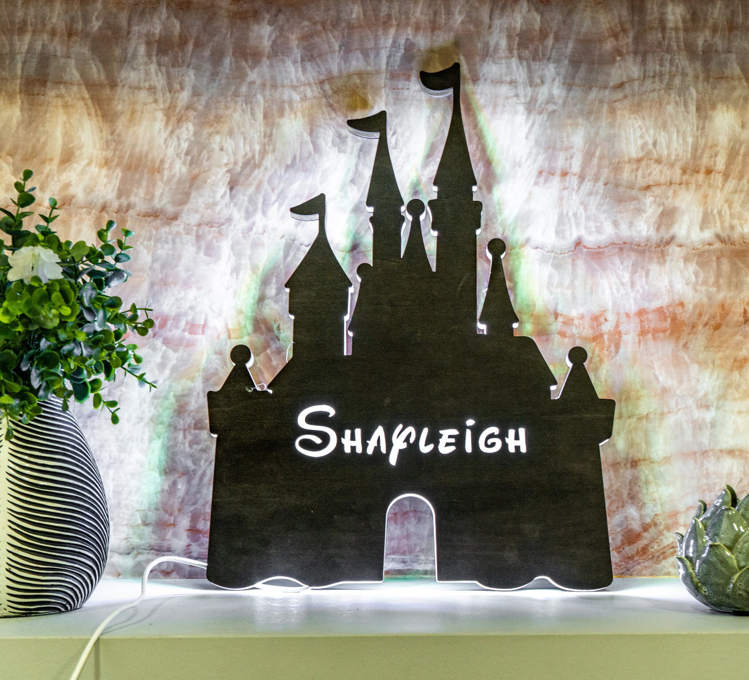 Personalized Castle Neon Sign Personalized Led Sign Castle - Etsy