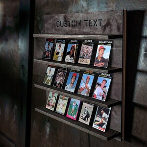 Custom Sports Card Holder, Sports Card Display Led Shelf, Trading Card ...