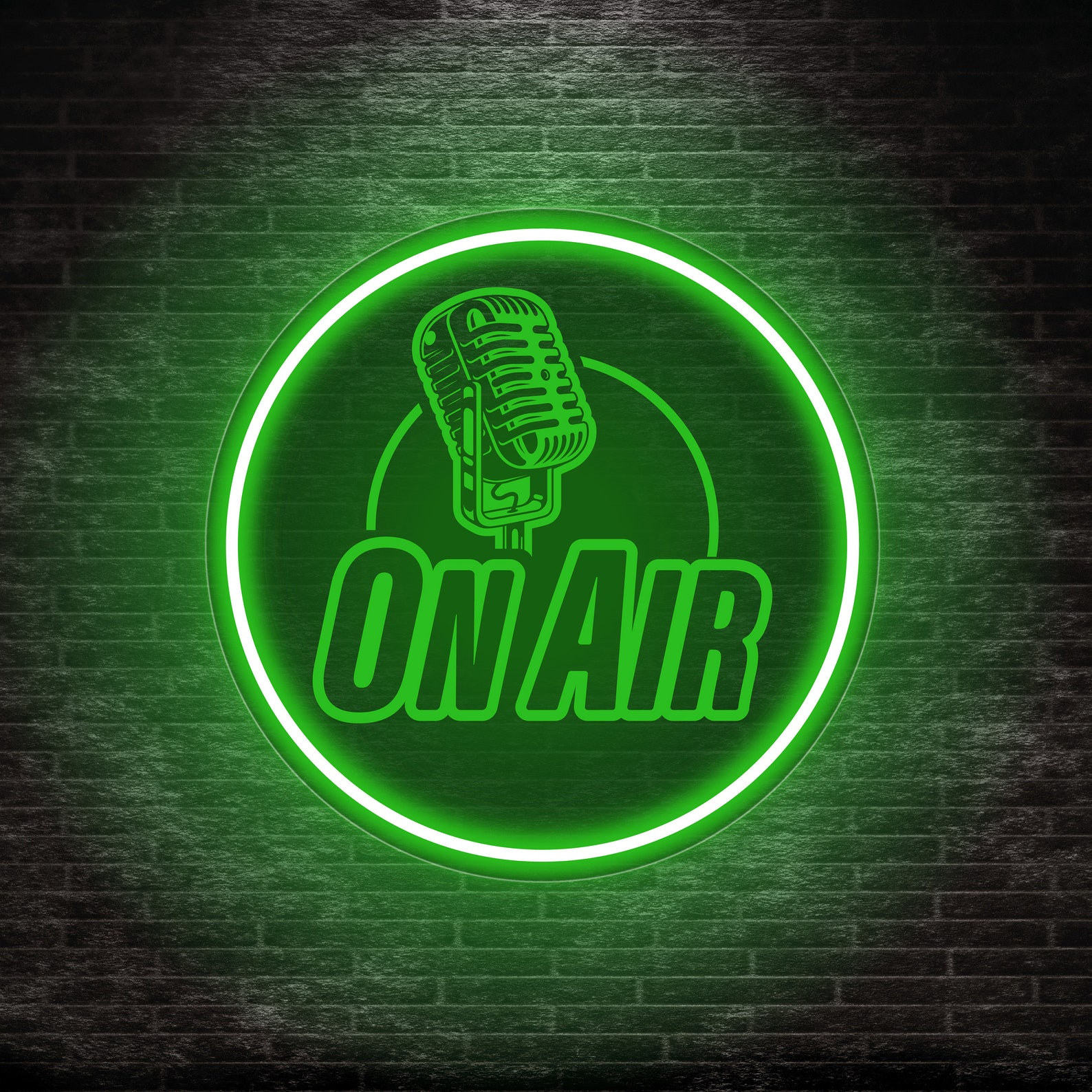 On Air Neon Sign, on Air Led Sign, on Air Light, on Air Sign, Recording ...