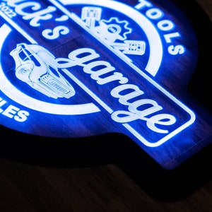 Custom Garage Neon Sign, Garage Led Sign, Garage Light up Sign ...