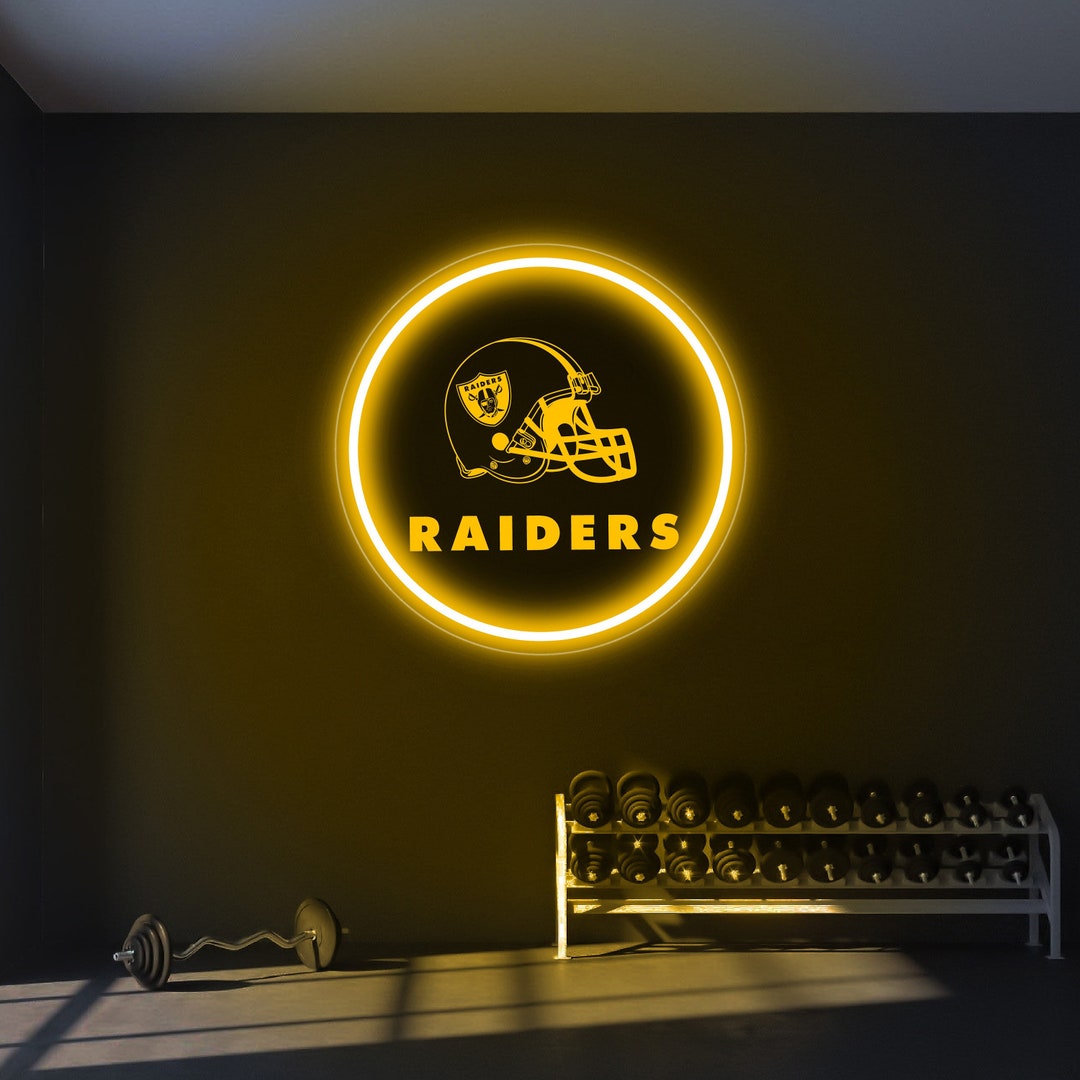 Las Vegas Raiders Neon Sign, Las Vegas Raiders Logo, Las Vegas Raiders ...