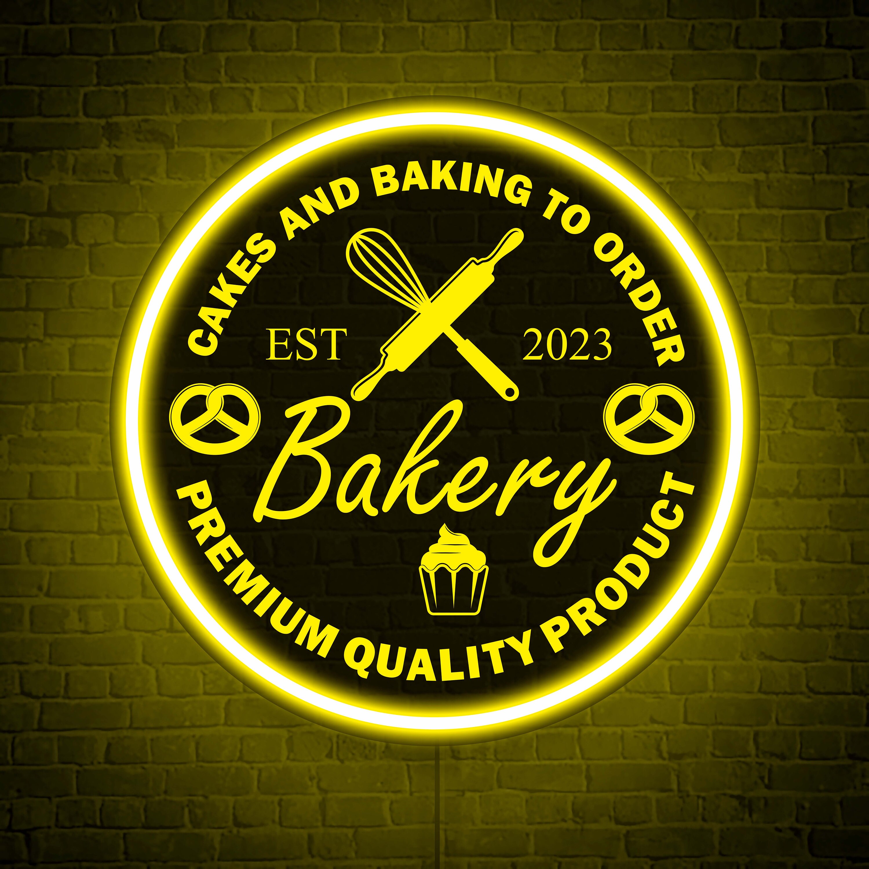 Bakery Shop Sign Custom Bakery Sign Bakery Neon Sign Bake - Etsy