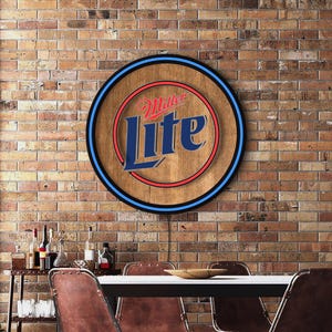 Miller Lite Neon Sign, Miller Lite Logo, Miller Lite Led Sign, Miller ...