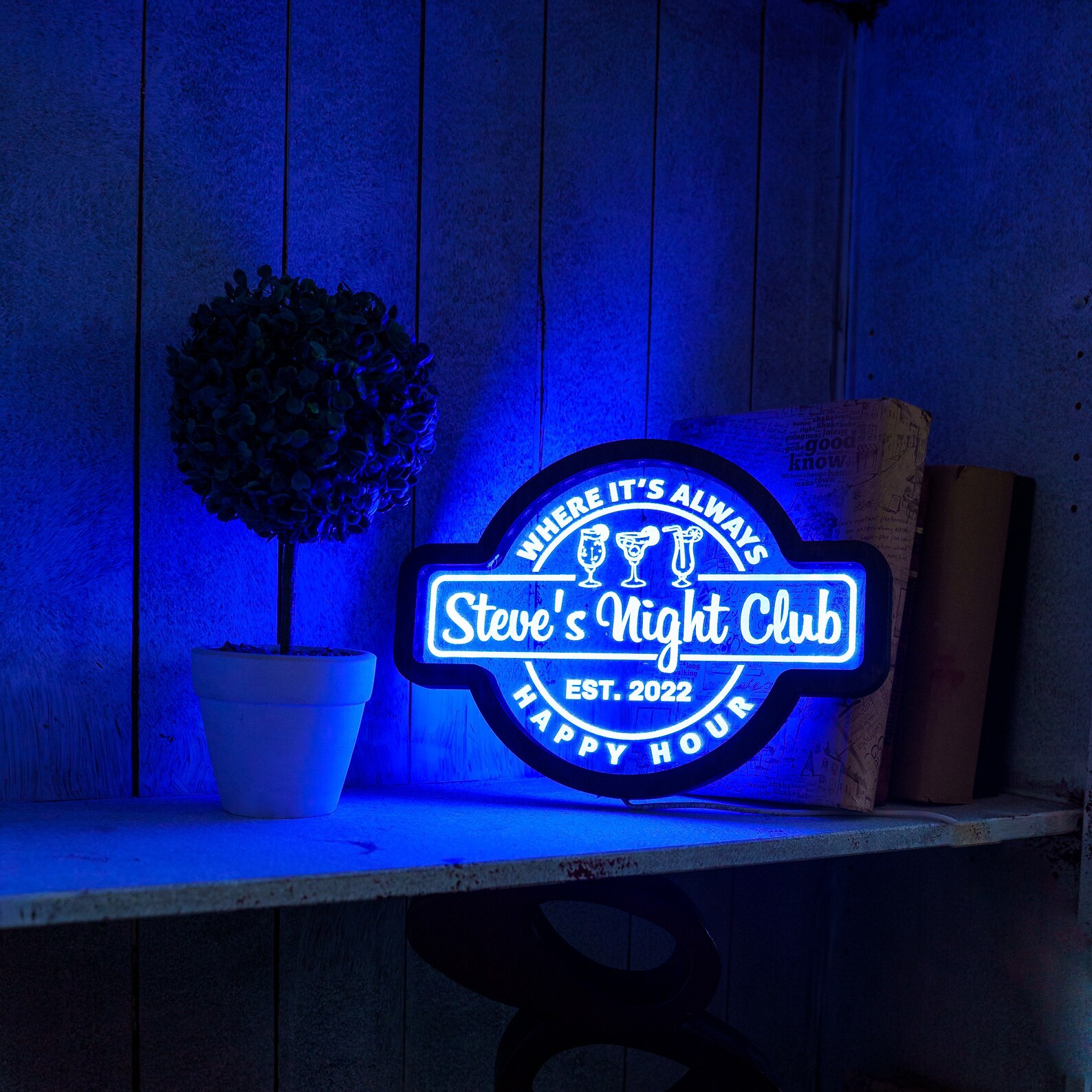 Night Club Light up Sign, Custon Night Club Neon Sign, Night Club Led ...