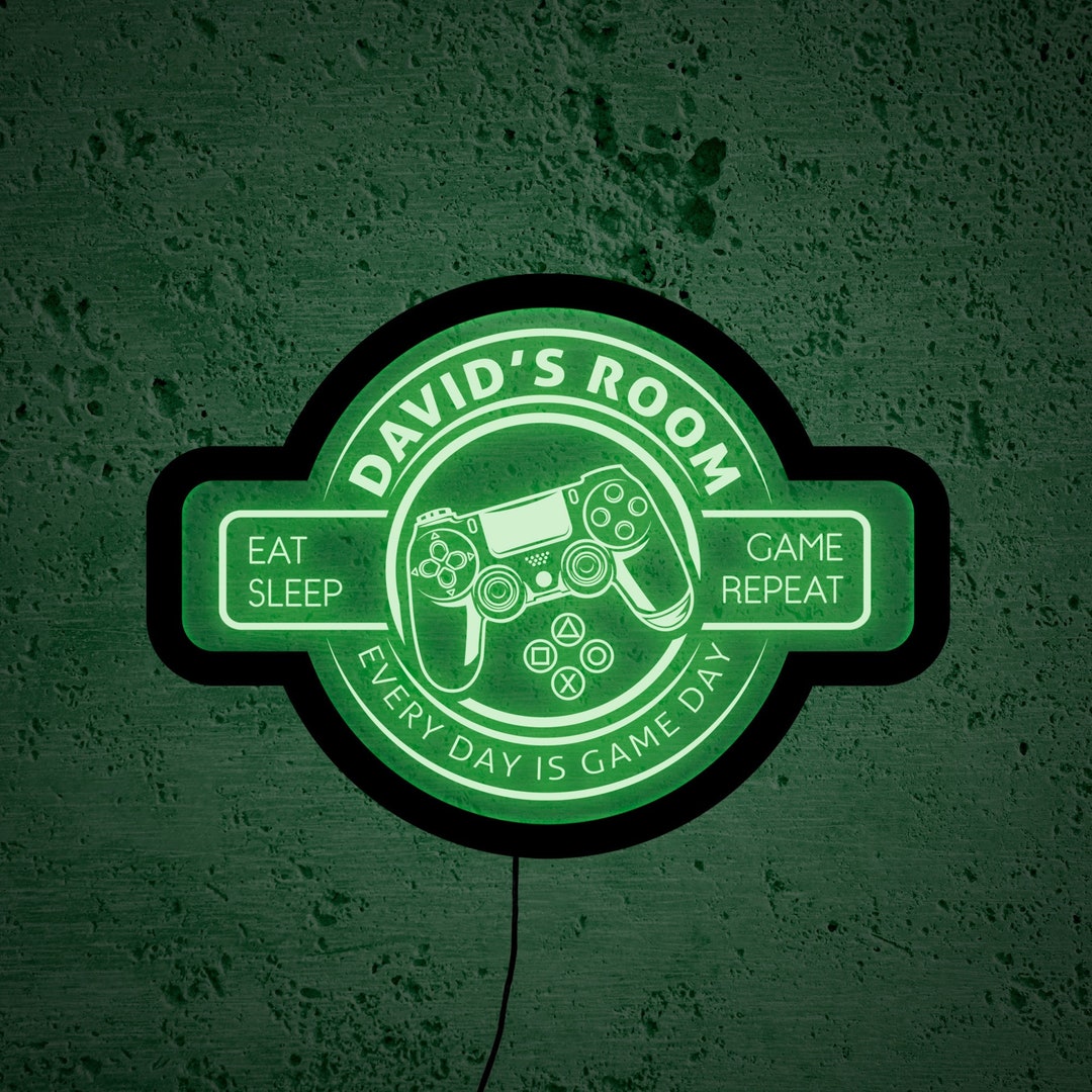 Personalized Gamer Neon Sign Game Room Led Sign Gaming Neon - Etsy