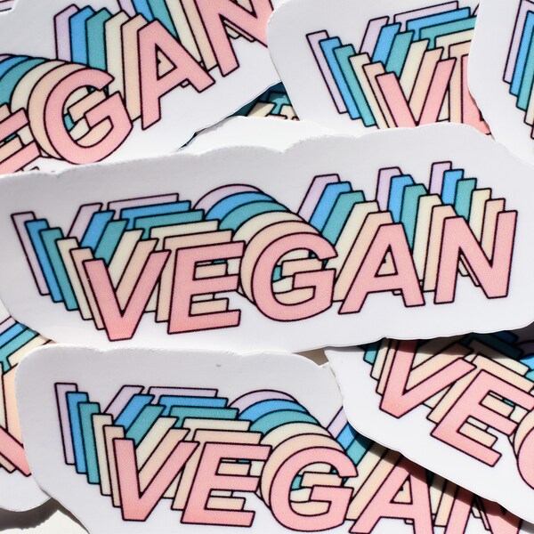 Vegan Sticker - Etsy