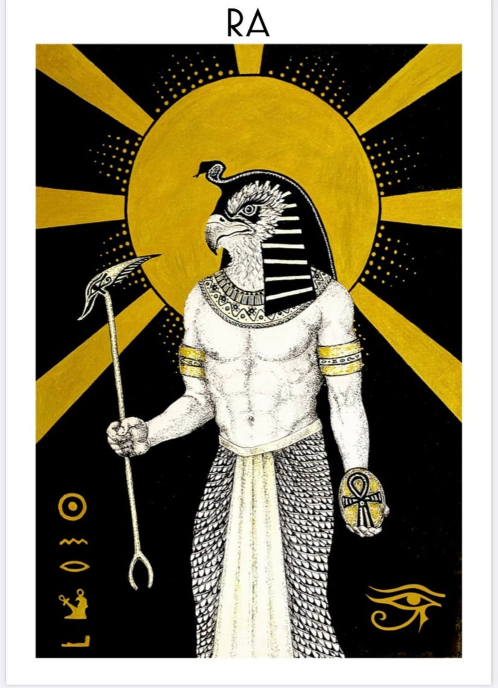 Ra - Indian Sun God. Giclee Print - Etsy