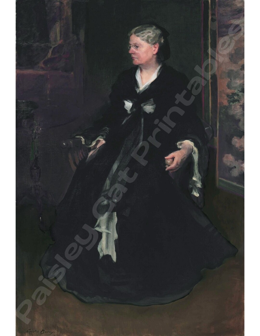 Cecilia Beaux, Portrait of Mrs. Elizabeth M. Howe, Digital Download ...