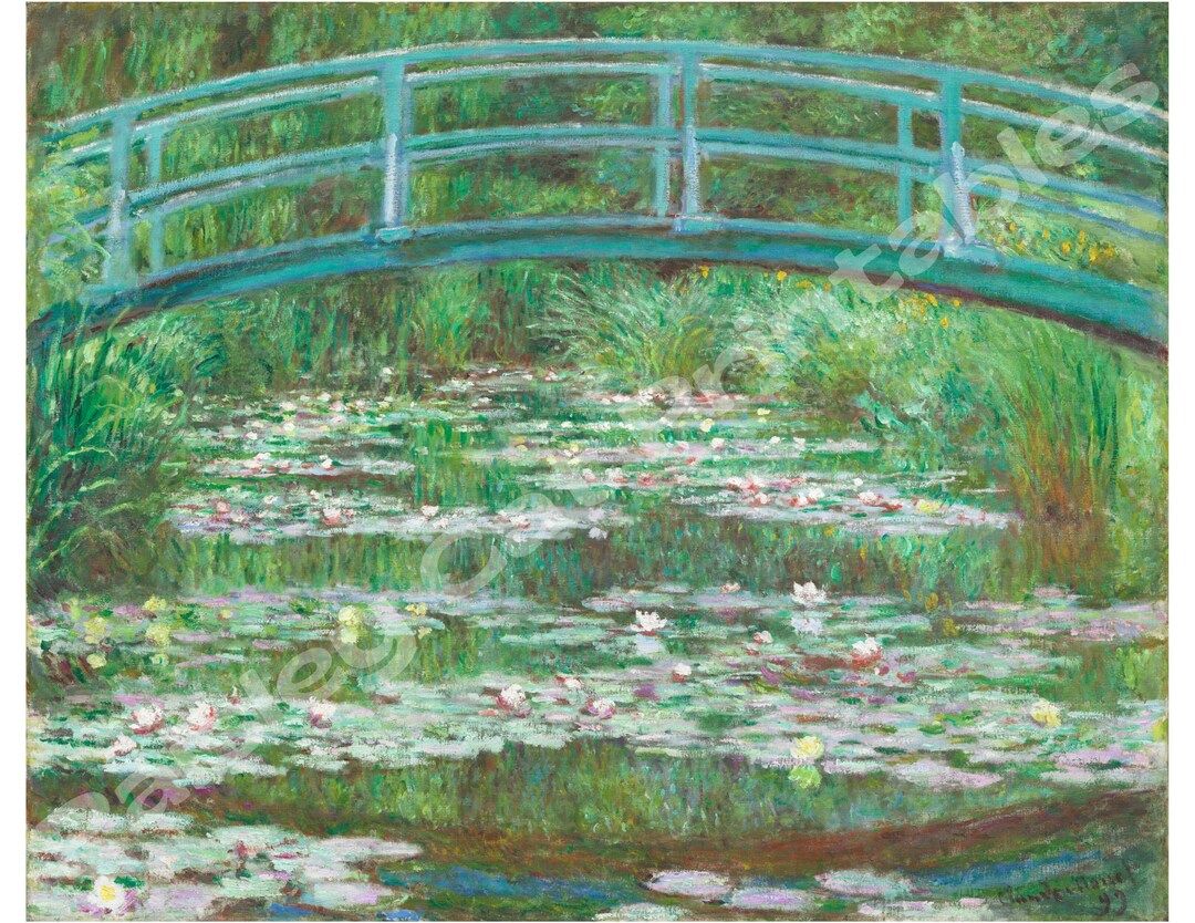 JAPANESE FOOT BRIDGE, Monet, France, Instant Download, Wall Art ...