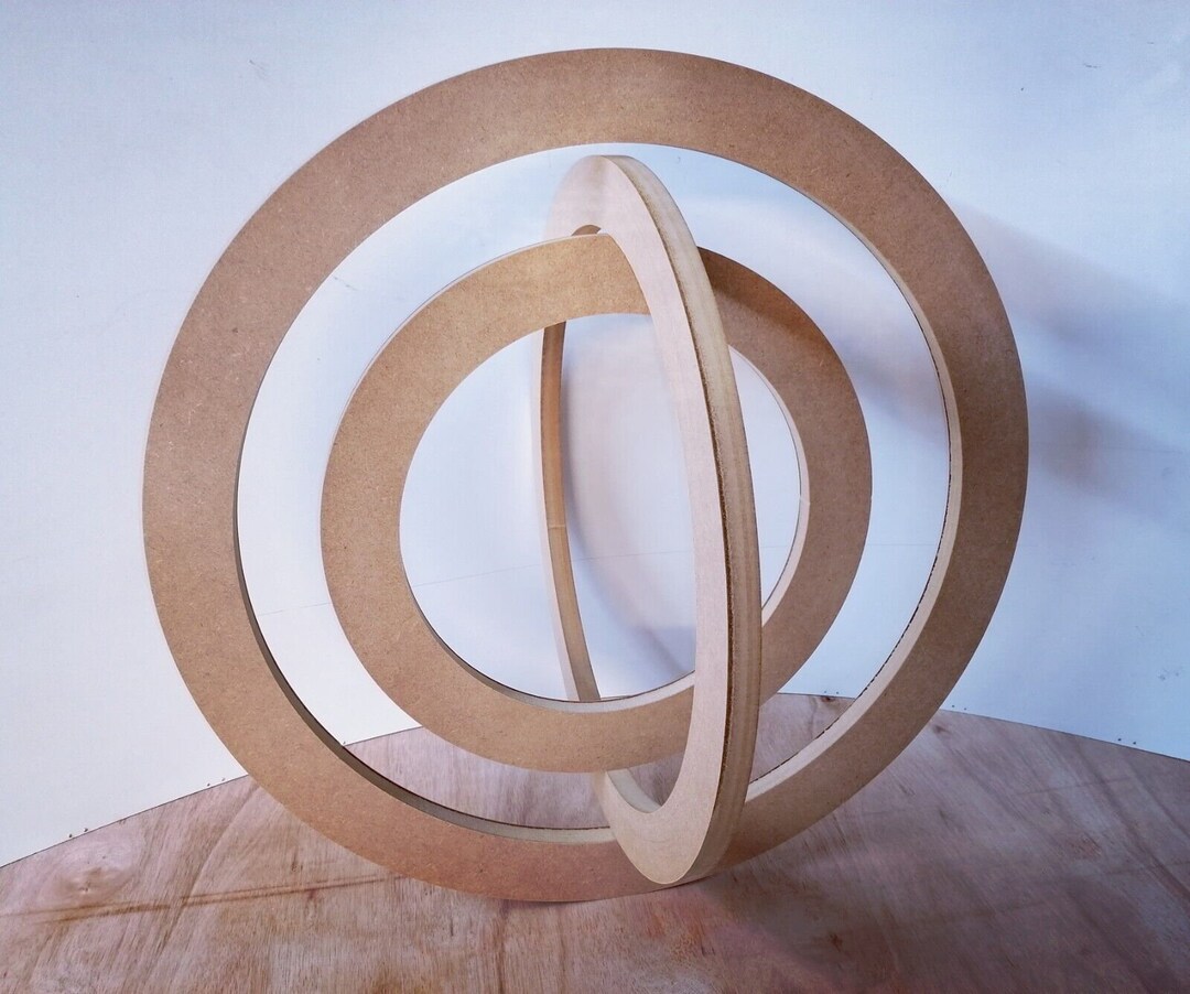 20 60cm Round Circle Wooden MDF Ring 12 or 18mm Thick - Etsy UK