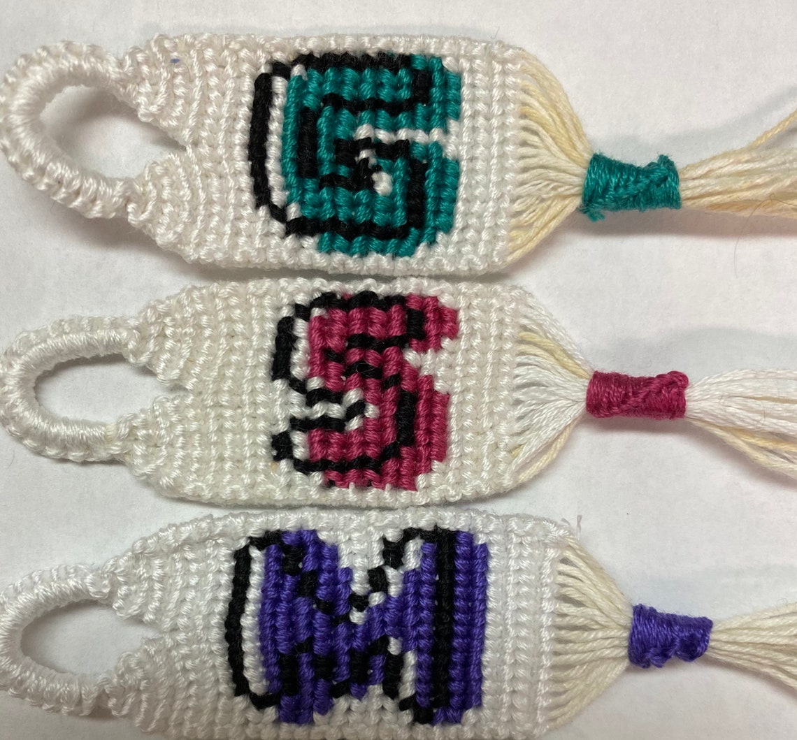 Letter Keychains - Etsy