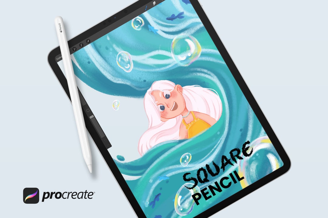 Square Pencil - Sketch Brush for Procreate, Brushes for Ipad ...