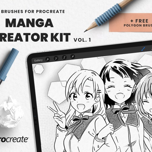 Glue Brush Pack for Procreate - Etsy