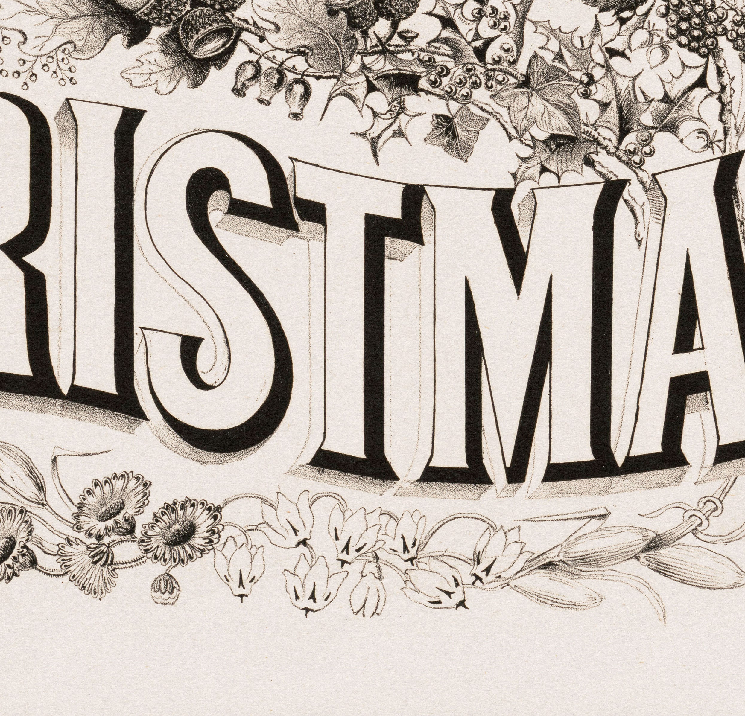 Printable Vintage Merry Christmas Banner Rustic Christmas | Etsy