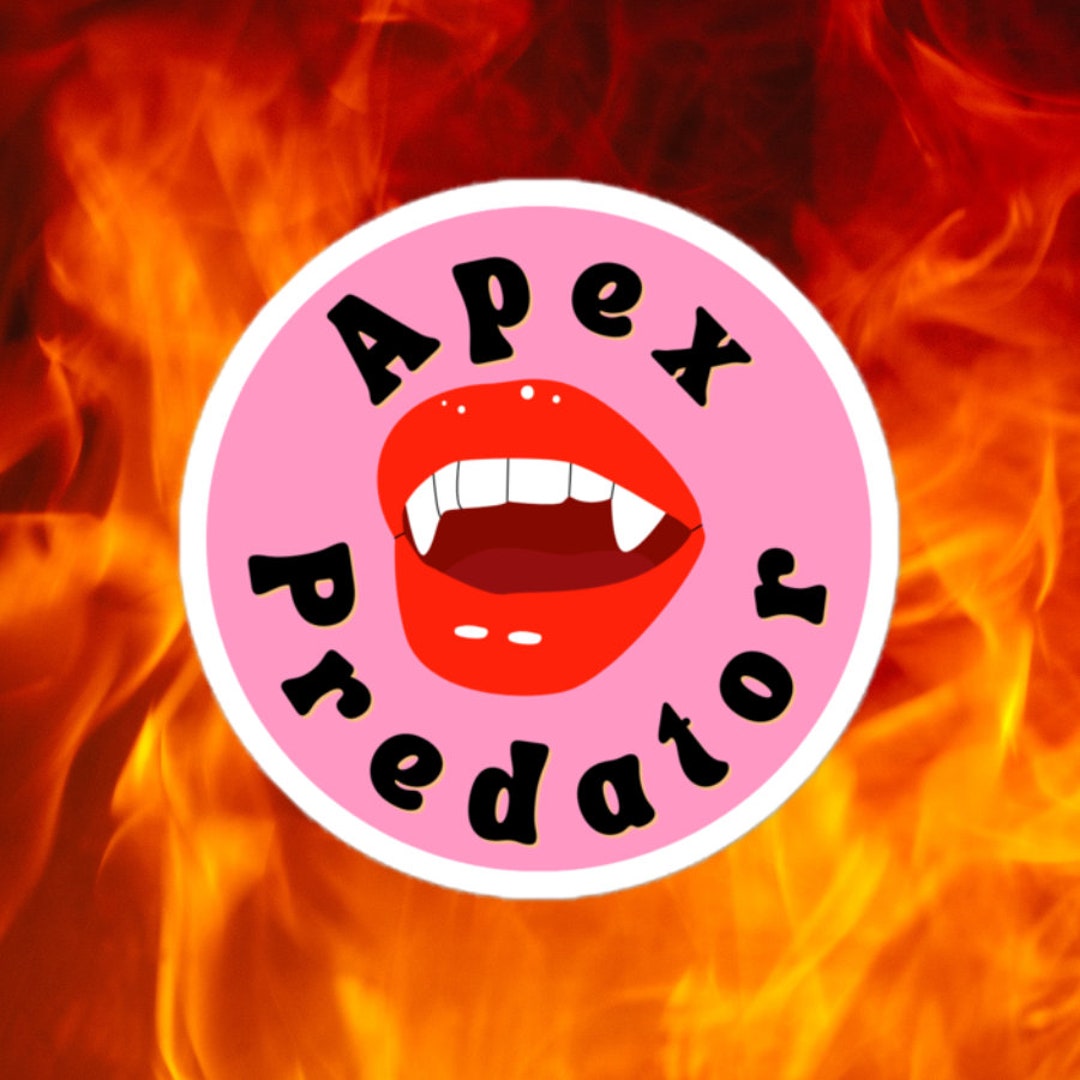 Apex Predator Sticker - Etsy