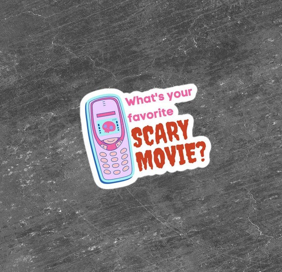 What's Your Favorite Scary Movie Sticker - Etsy