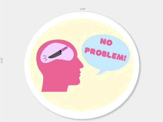 No Problem Sticker | Etsy