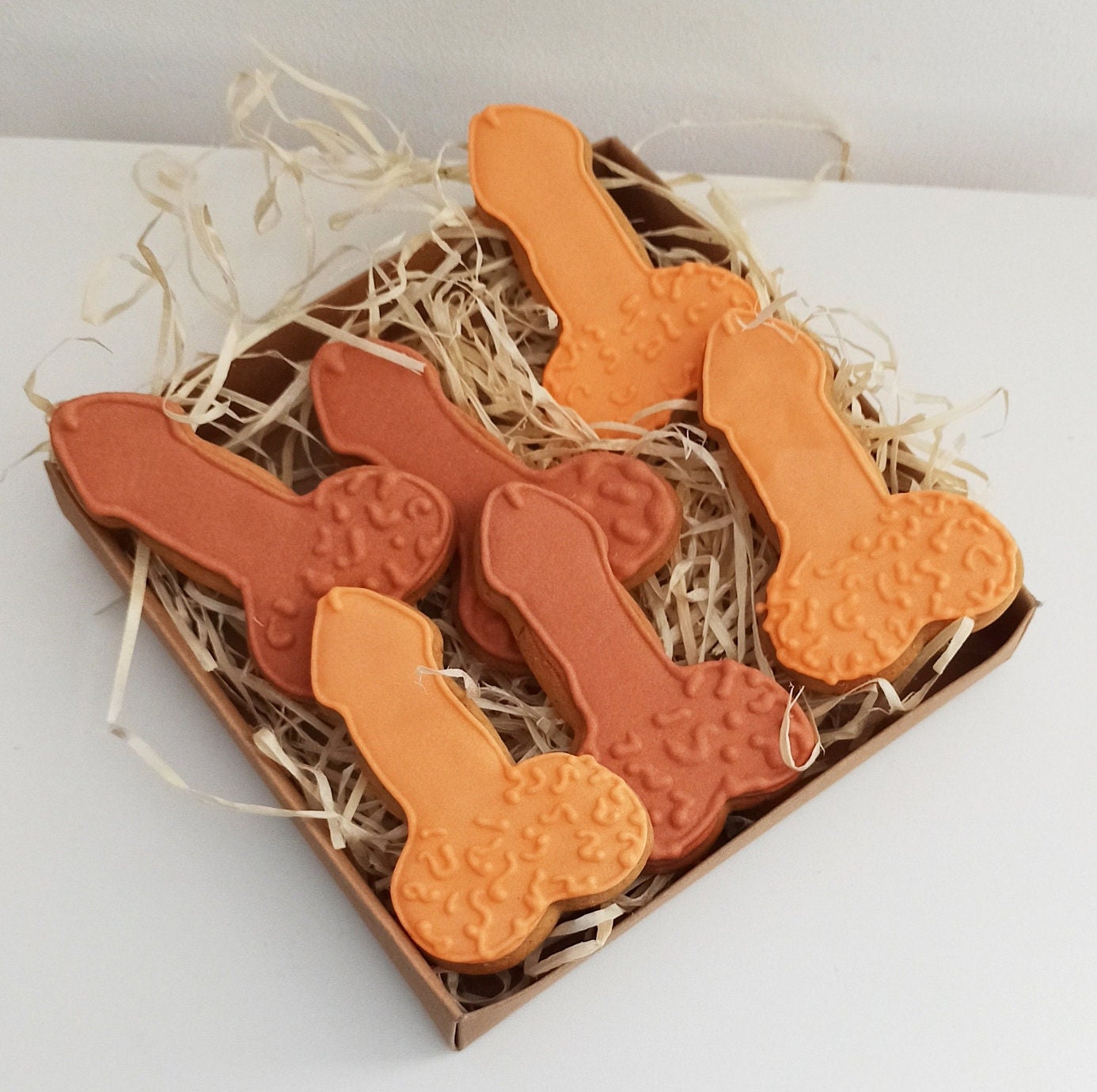 Set of 6 Cookies Cookie Penis Hen Party Gingerbread Penis Willy Adult ...