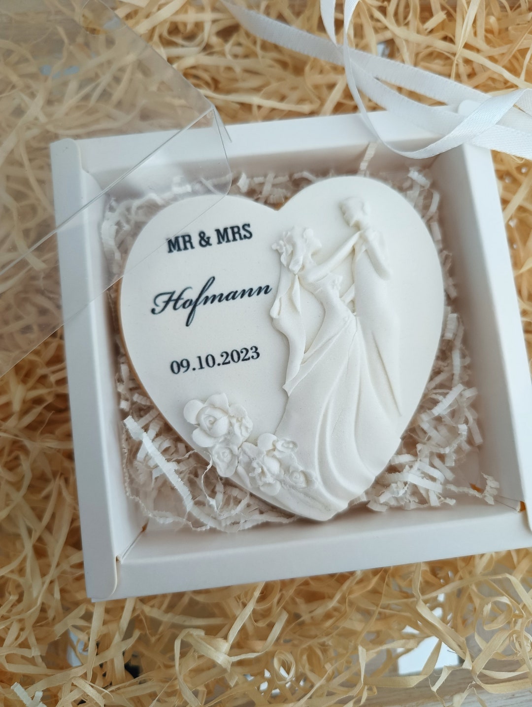 Wedding Names and Date Biscuit Cookie Heart Shaped Sugar Cookies ...