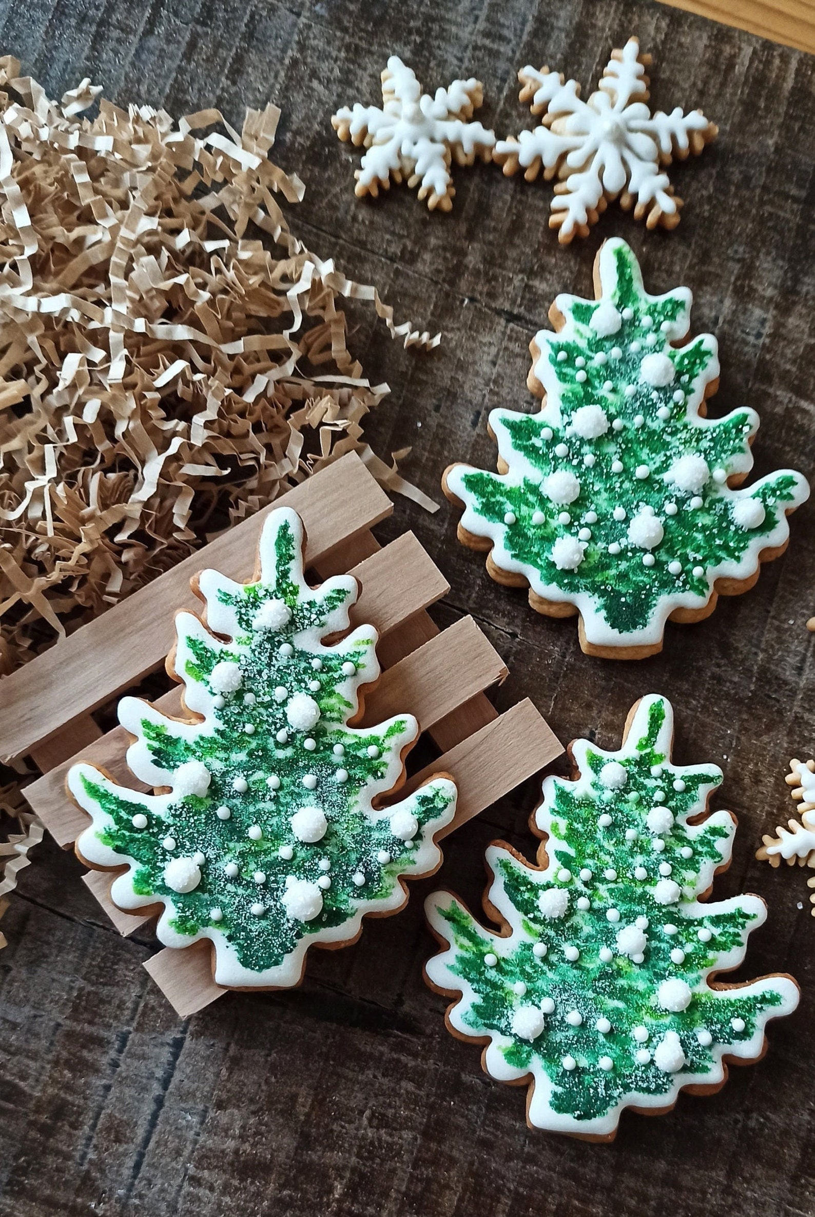 Edible Trees Sugar Christmas Trees Gingerbread Trees Cookies Winter ...