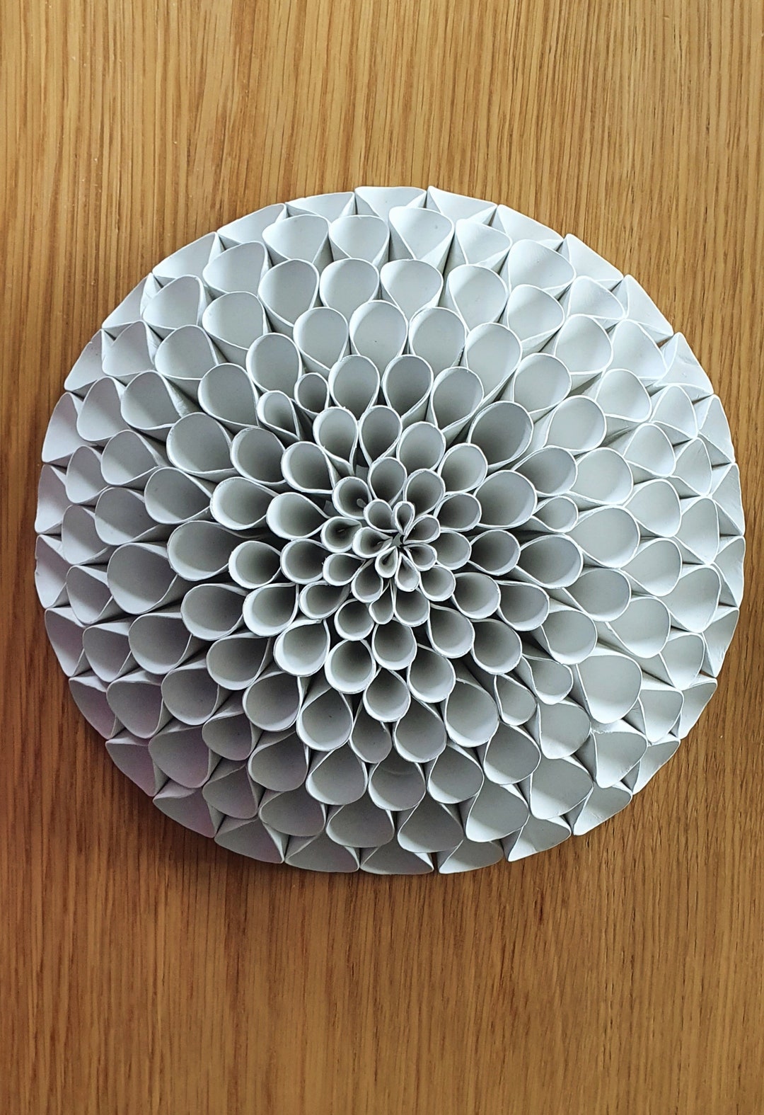 Hand Made White Clay Wall Art - Etsy UK