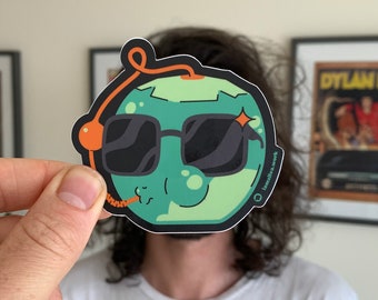 Carl Coconut Sticker - Etsy